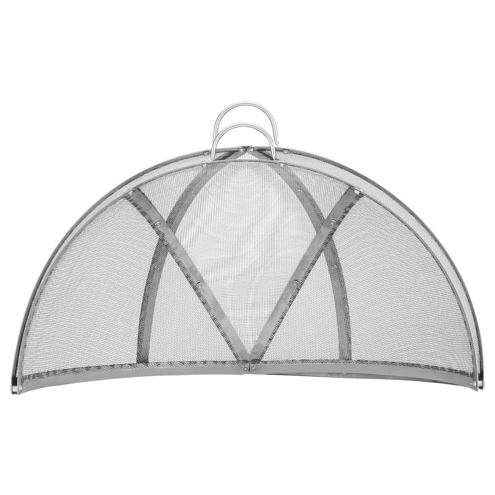 Fire Pit Spark Screen Lid, 30-Inch Diameter, Round Steel Mesh Cover ...