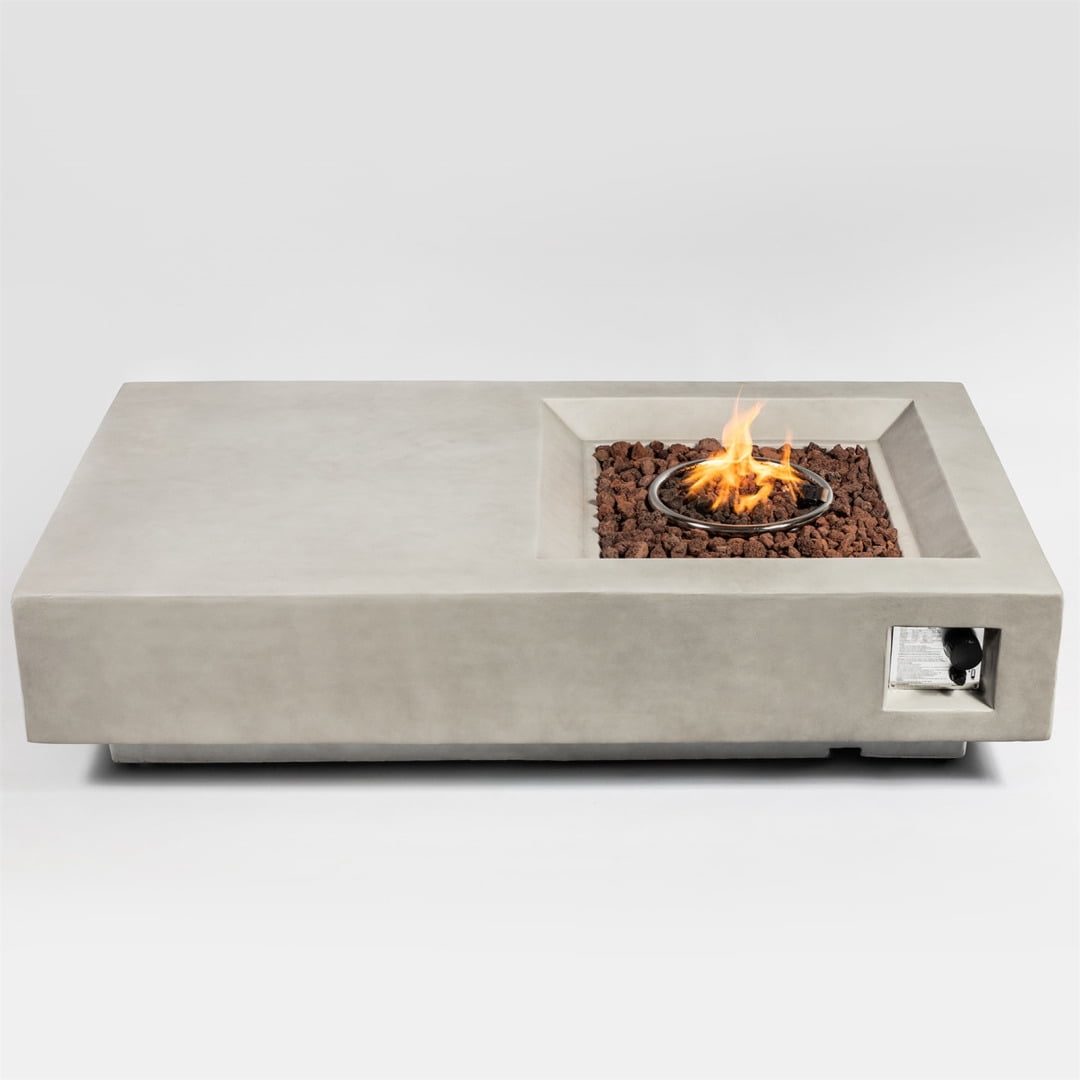 Fire Pit Table, 60-inch Fire Table, Propane Fire Pit for Outside ...