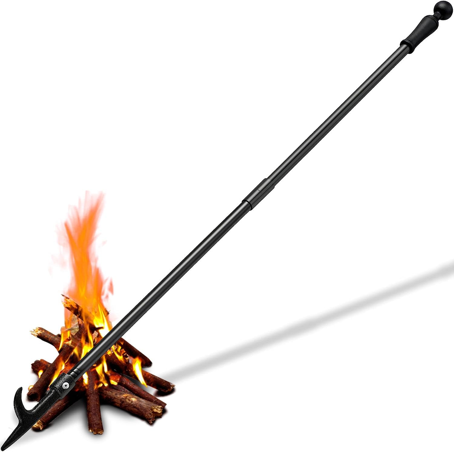 Fire Poker for Fire Pit, 46 Inch Extra Long Portable Campfire Poker for ...
