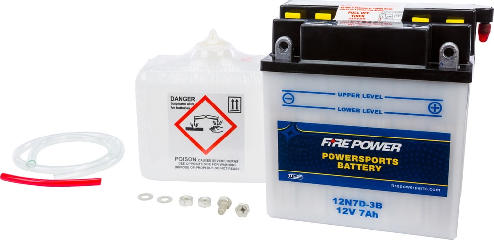 Fire Power 12 Volt Automotive Battery or YAMAHA BADGER 80 - Walmart.com