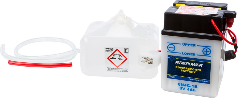 Fire Power Battery W/ACID Compatible With Honda CT125 1977 - Walmart ...