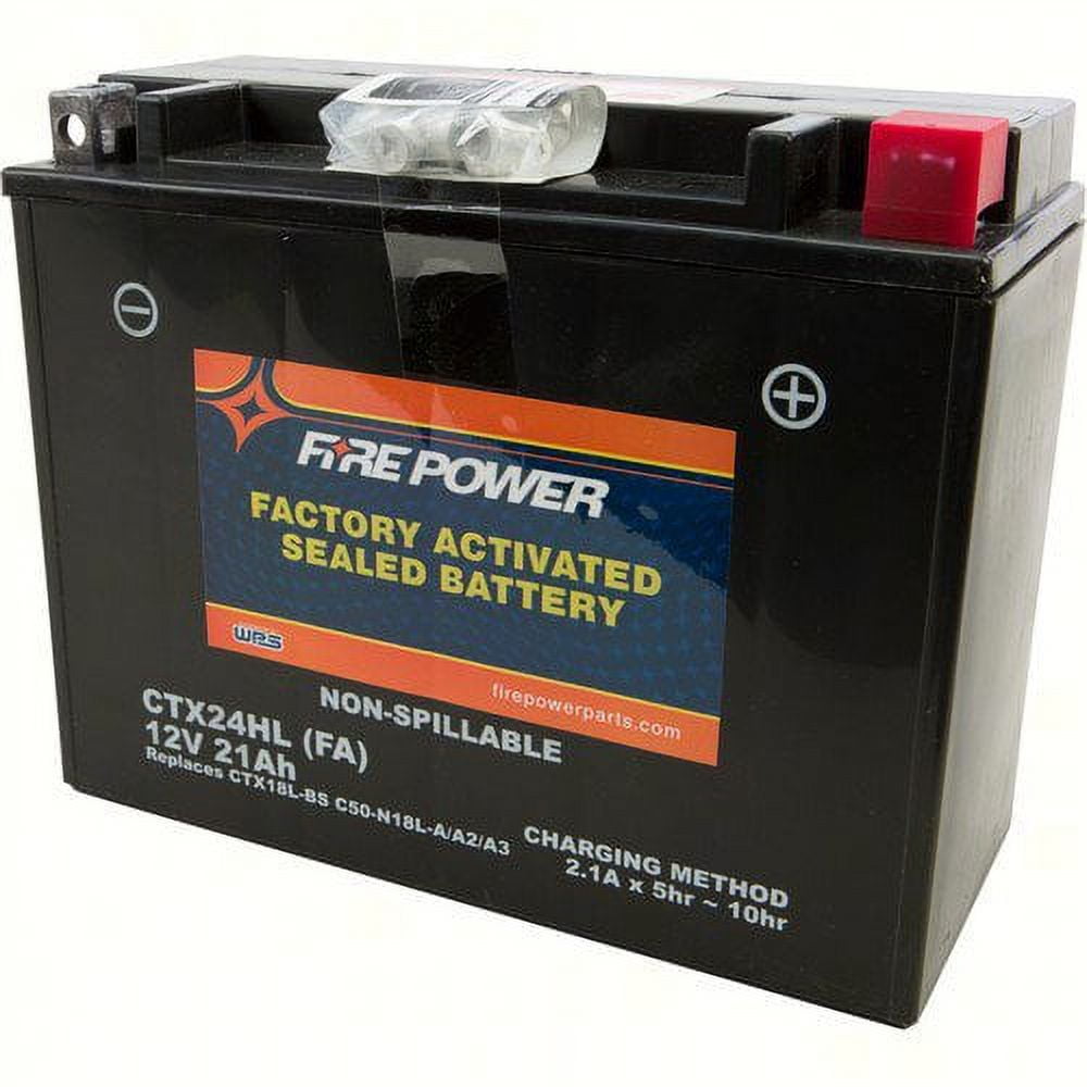 Yuasa CTX24HL FA; Sealed Factory Activated Battery Ctx24Hl / C50-N18L-A ...