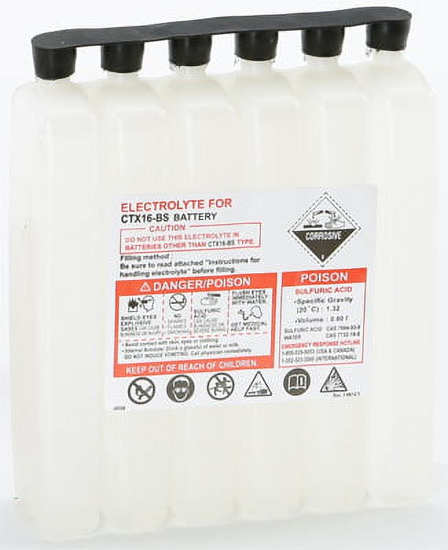 WPS - Western Power Sports 800CC CTX; Sealed Battery Electrolyte Pack ...