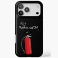 Fire Putter Outer Extinguisher Humor Art iPhone Case 17 to 11 Pro Max ...