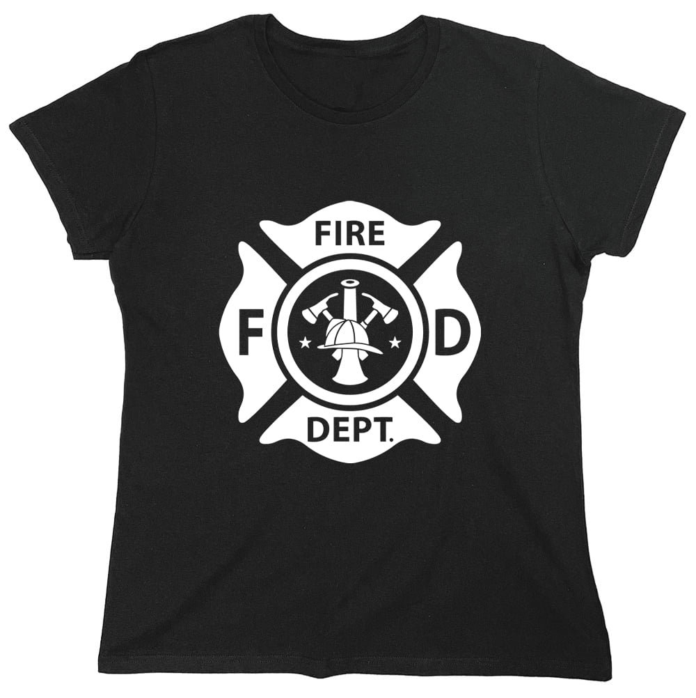 Fire Rescue Department Sarcastic Humor Costume Novelty Funny Women's ...