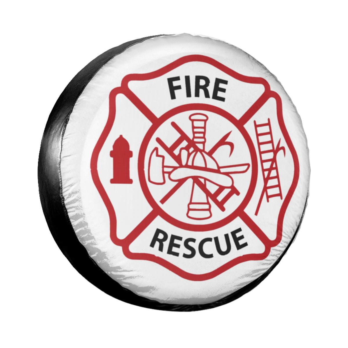 Fire Rescue Firefighter Spare Tire Cover for Hummer Custom Dust-Proof ...