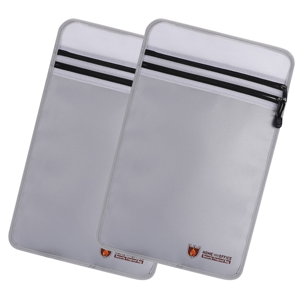 Fire Resistant Waterproof File Pouches Glass Fiber Protects Against ...