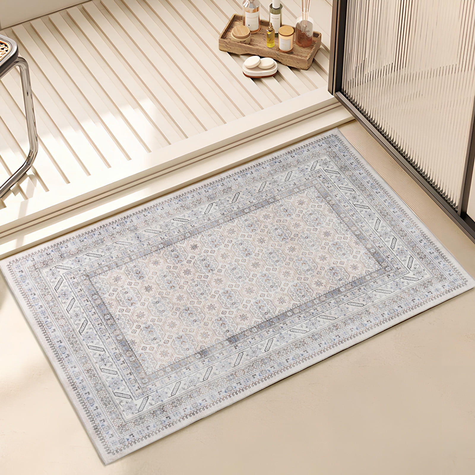 Fire-Retardant Fluffy Rug - Safety-Certified Carpet for Home & Office ...