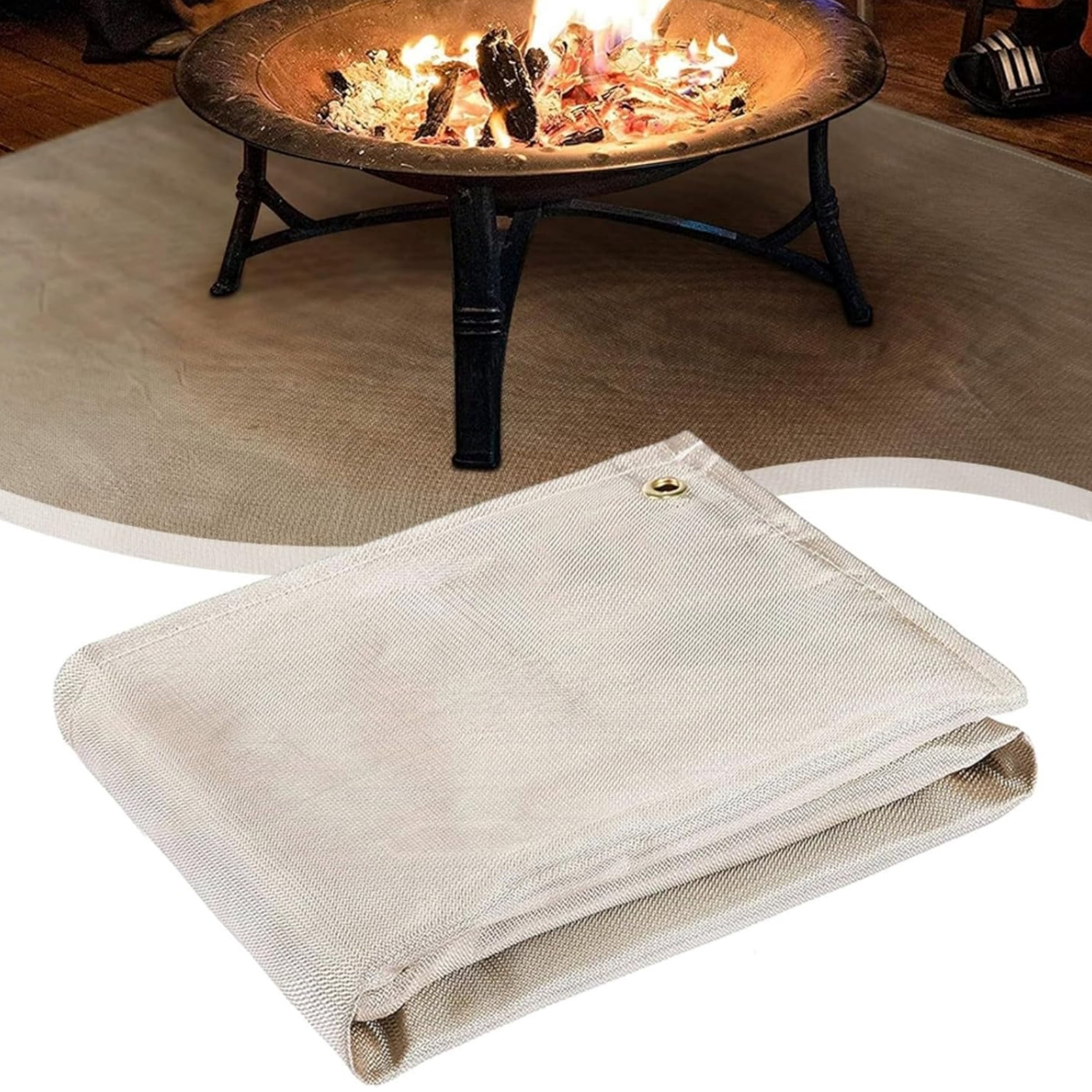 Fire Retardant Mat 1 Pc Heat Resistant Welding Pad Fireproof Blanket ...