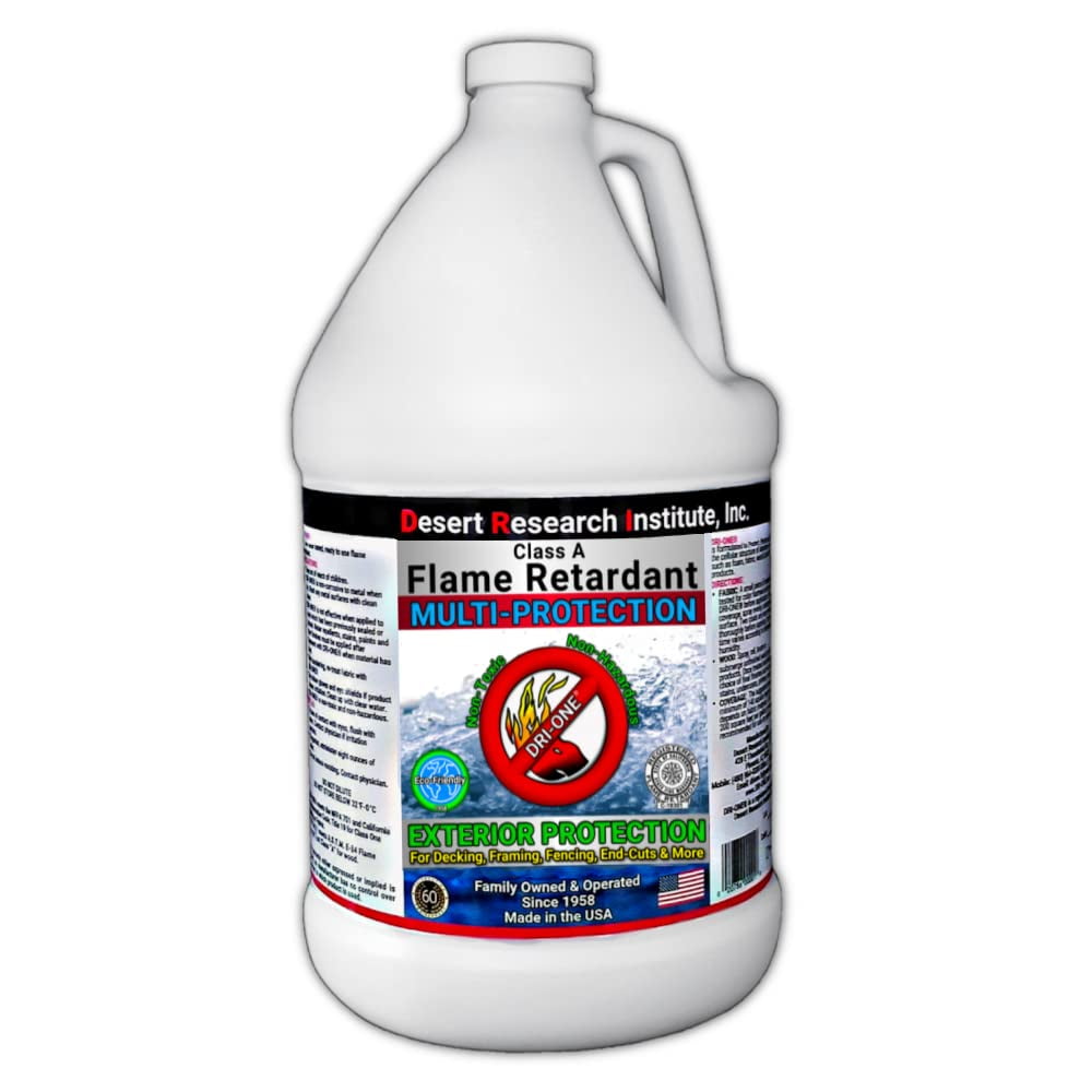 Fire Retardant Spray (Class A for Wood, Thatch and More) Eco-Safe, Non ...