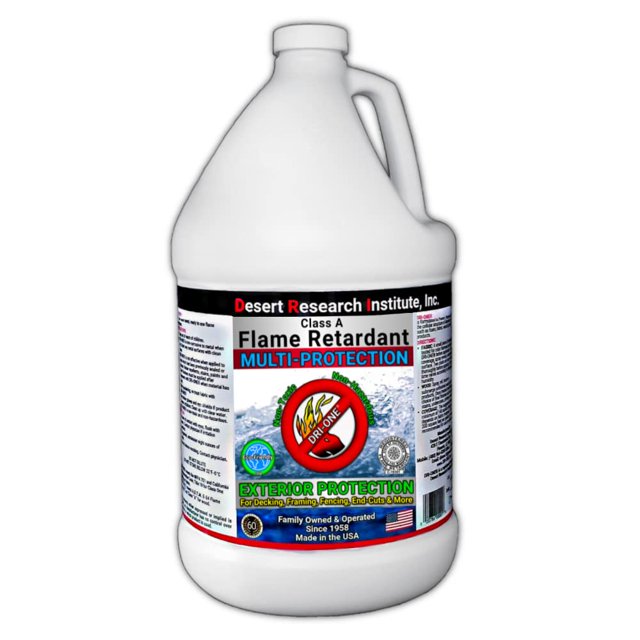 Fire Retardant Spray (Class A for Wood, Thatch and More) Eco-Safe, Non ...