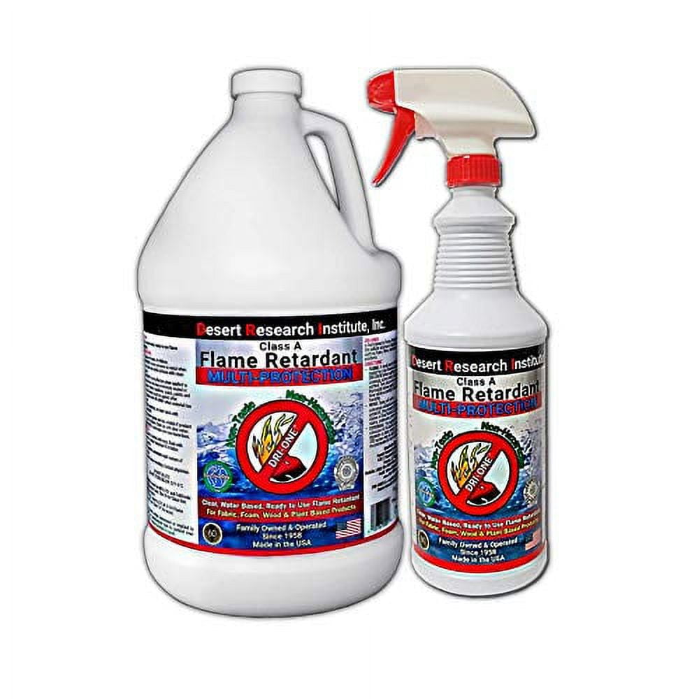 Fire Retardant Spray for Fabric, Wood & More - Class A -Eco Safe - NFPA 701- ASTM E84 - Walmart.com