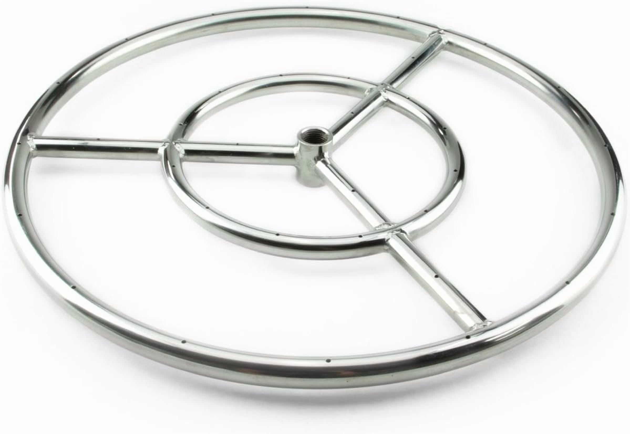 Fire Ring Burner for Fire Pits and Fireplaces | 12 Inch, Stainless ...