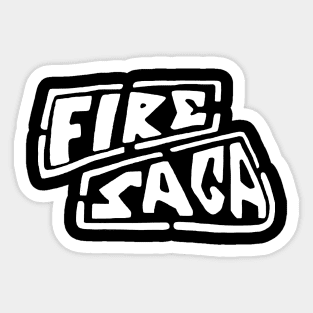 Fire Saga Logo Sticker Phone Decal Water Bottle Stickers Car Decals ...