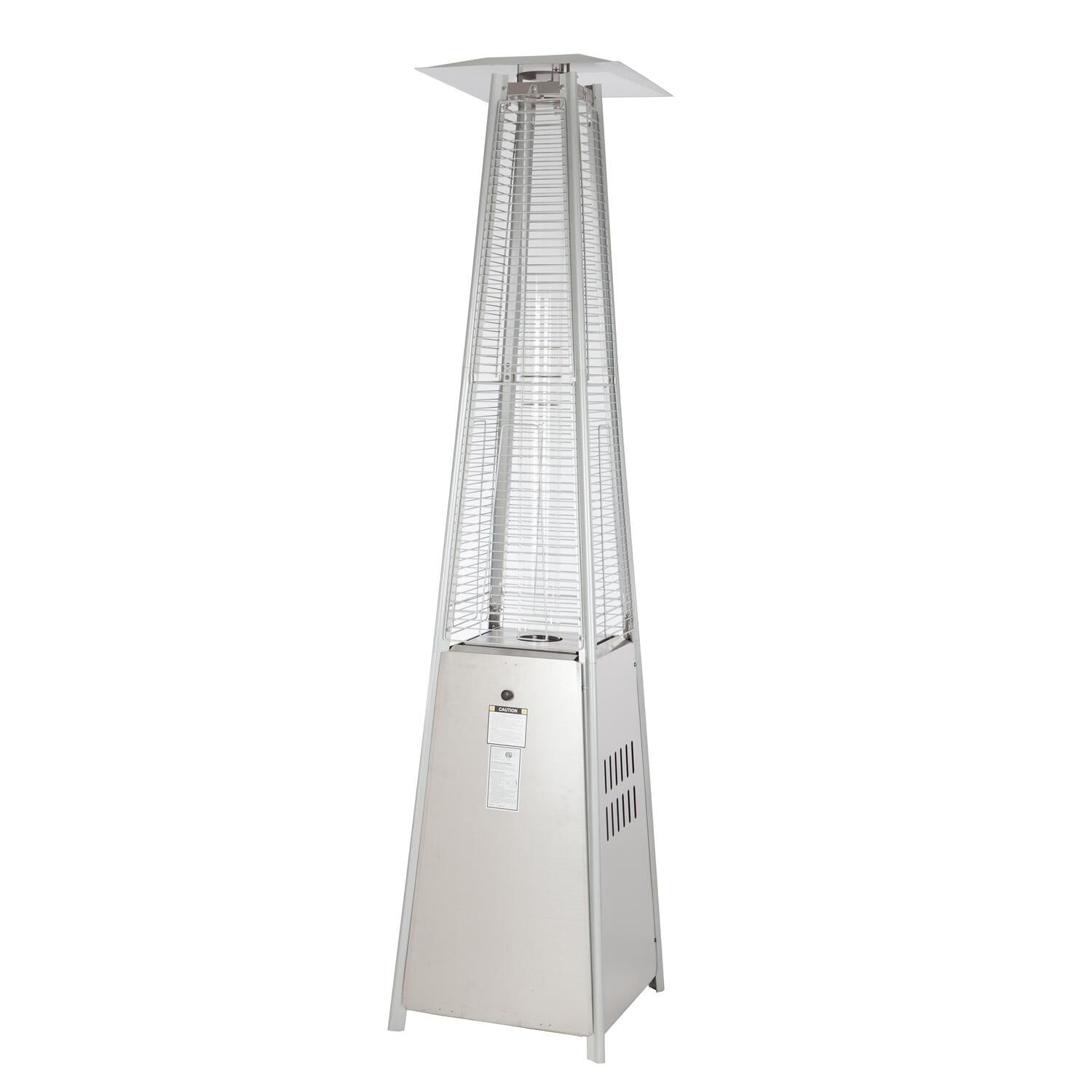 Fire Sense Pyramid Flame Patio Heater 40,000 BTU Outdoor Propane Heater ...