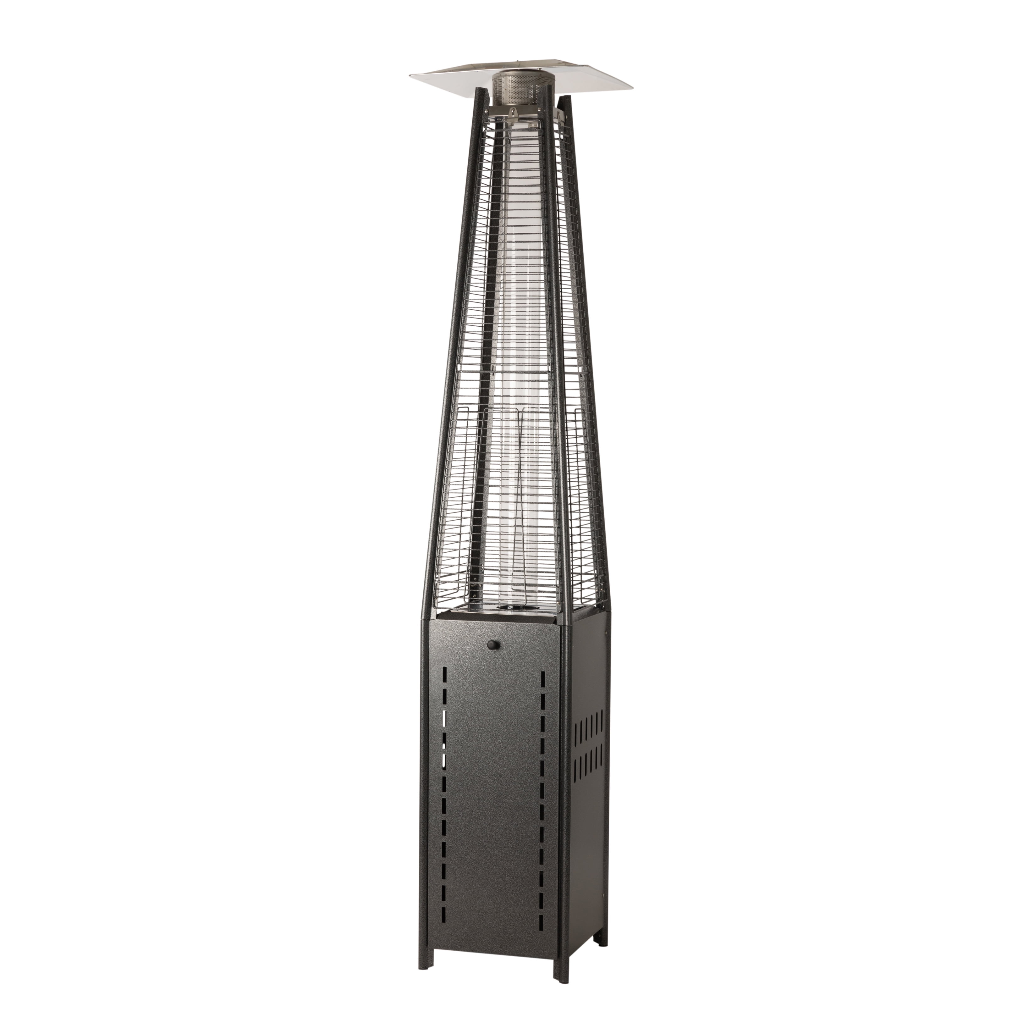 Fire Sense Pyramid Flame Patio Heater Propane Heater Tower with Wheels ...