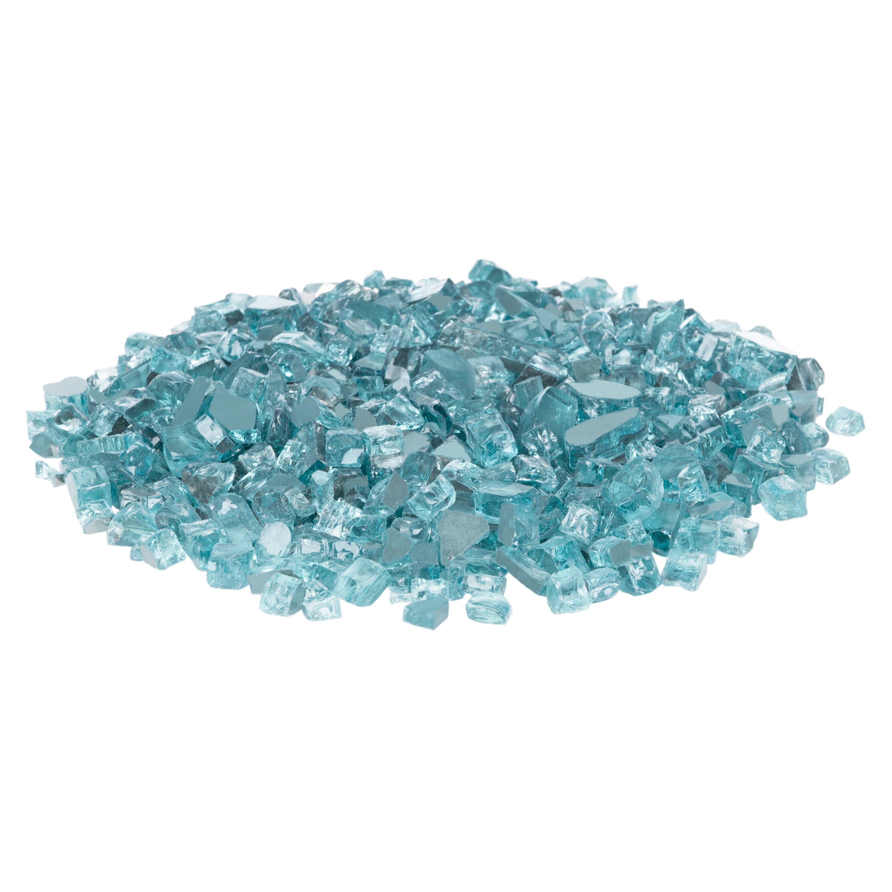 Fire Sense Bahama Blue Reflective Tempered Fire Glass for Fire Pits ...