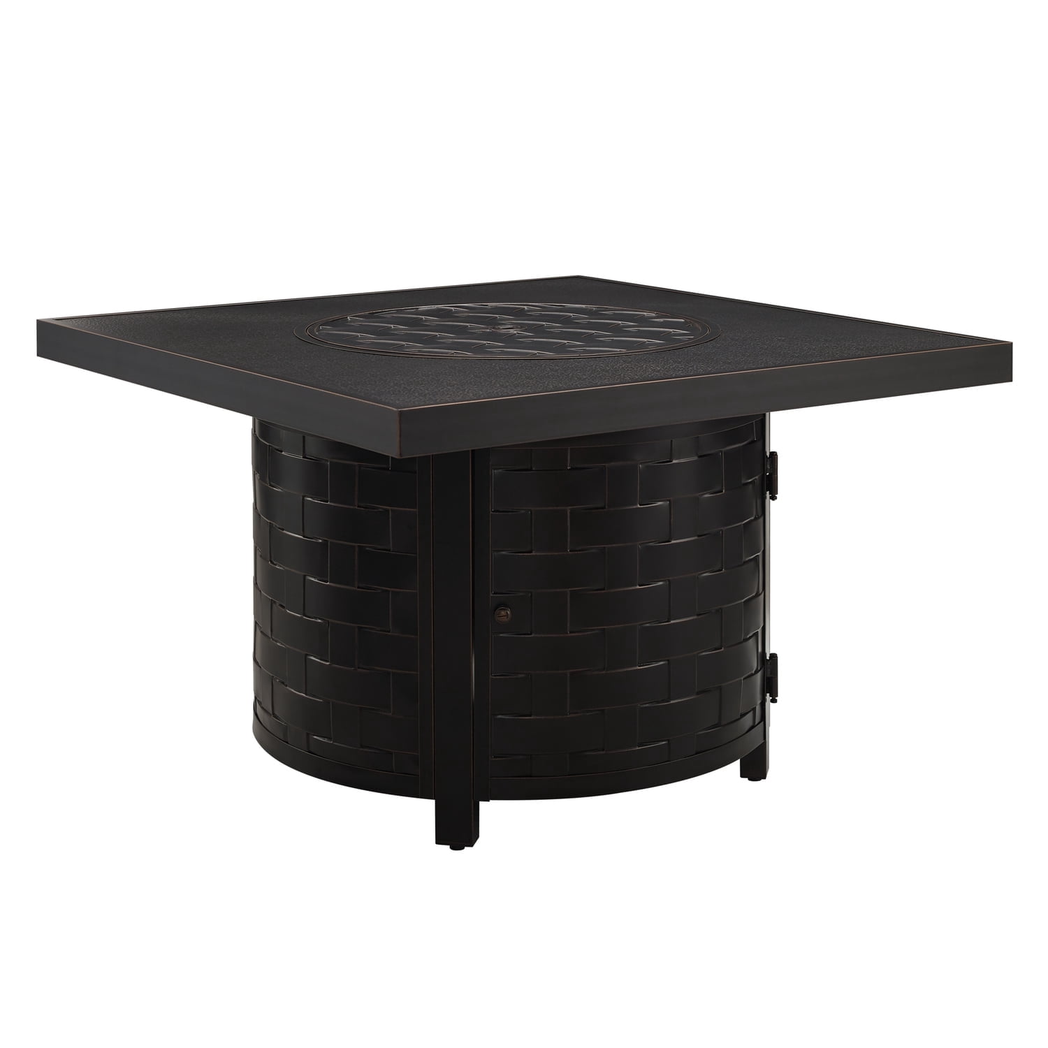 Henley Square Aluminum LPG/NG Fire Pit - Walmart.com
