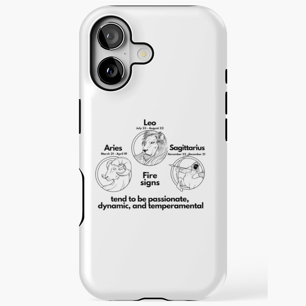 Fire Signs Horoscope Astrology Zodiac Test Graphic Case with iPhone 11 ...