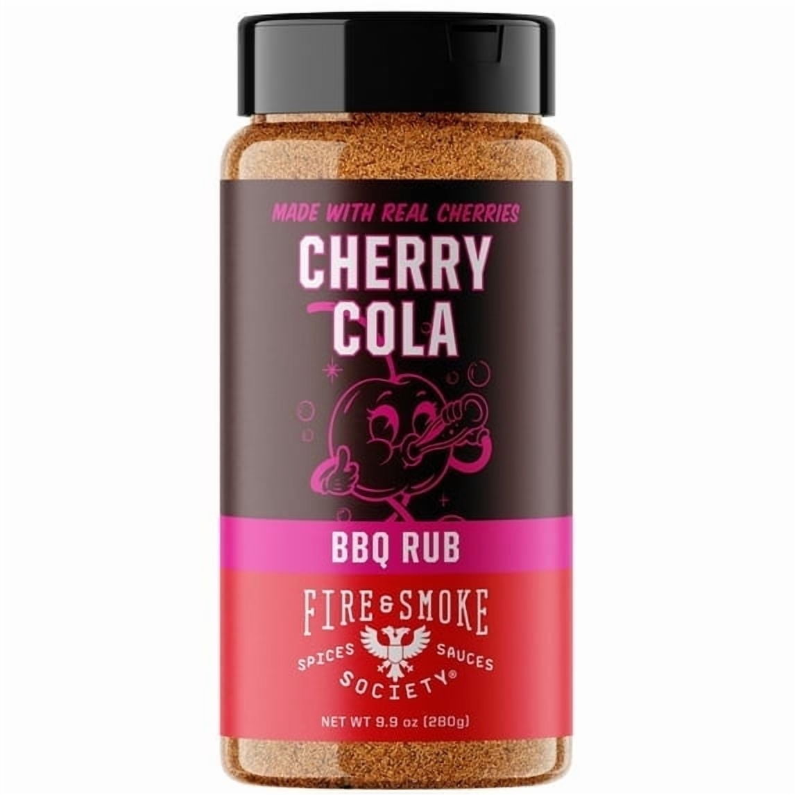 Fire & Smoke Society Cherry Cola BBQ Rub, Grill Seasoning, 9.9 oz Mixed ...