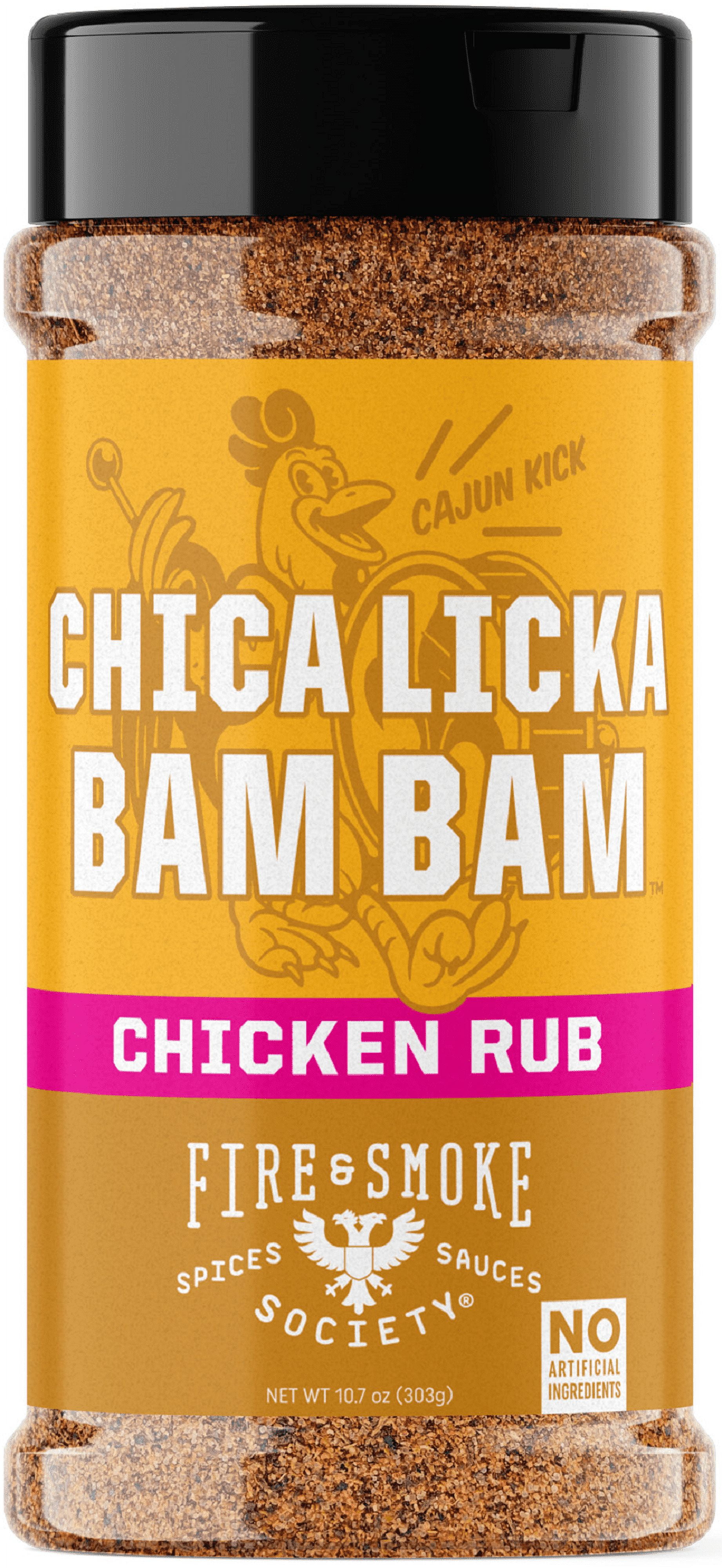 Fire & Smoke Society Chica Licka Bam Bam Chicken Seasoning, 10.7oz ...