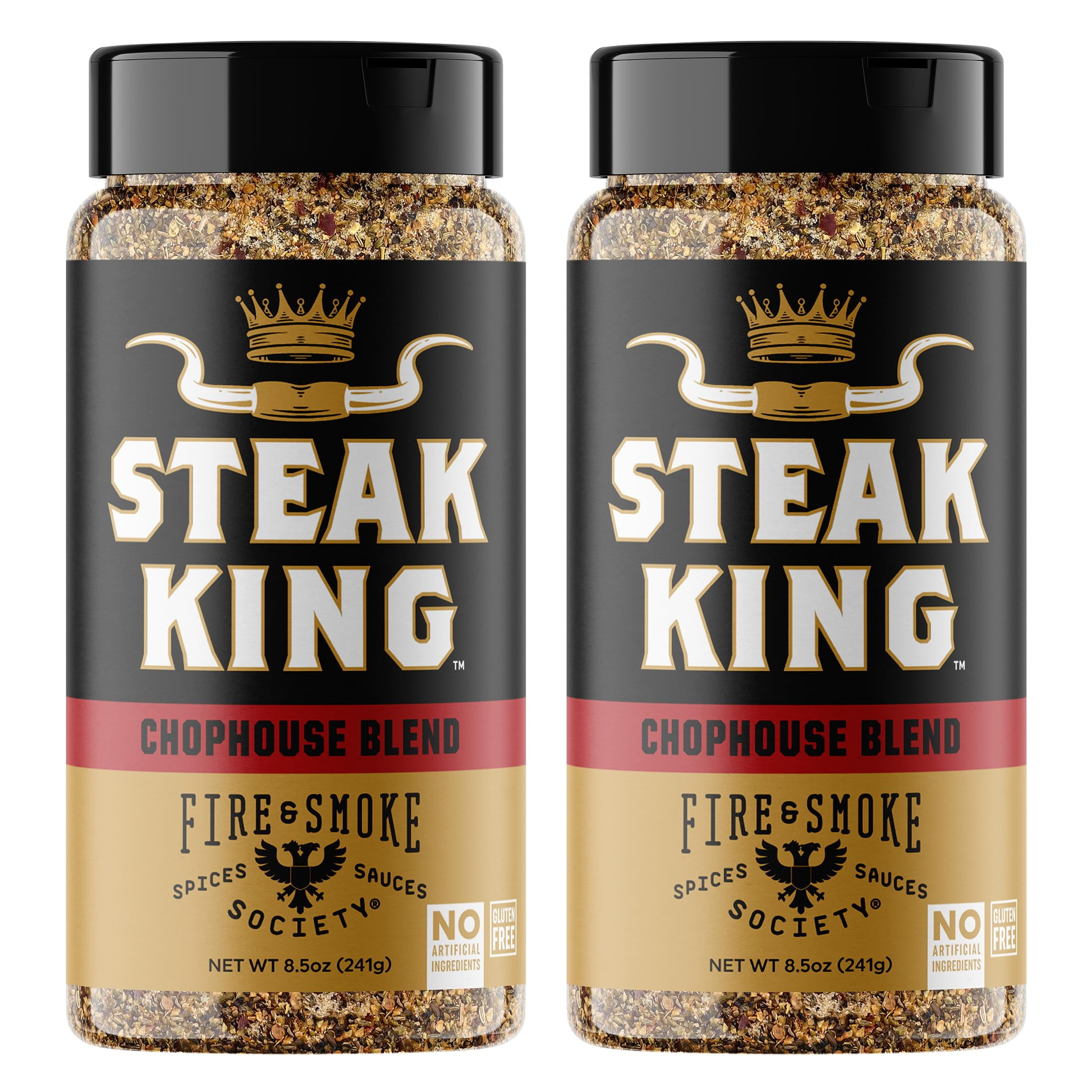 Fire & Smoke Society ESF27 Steak King Steak Seasoning | BBQ Rubs for ...