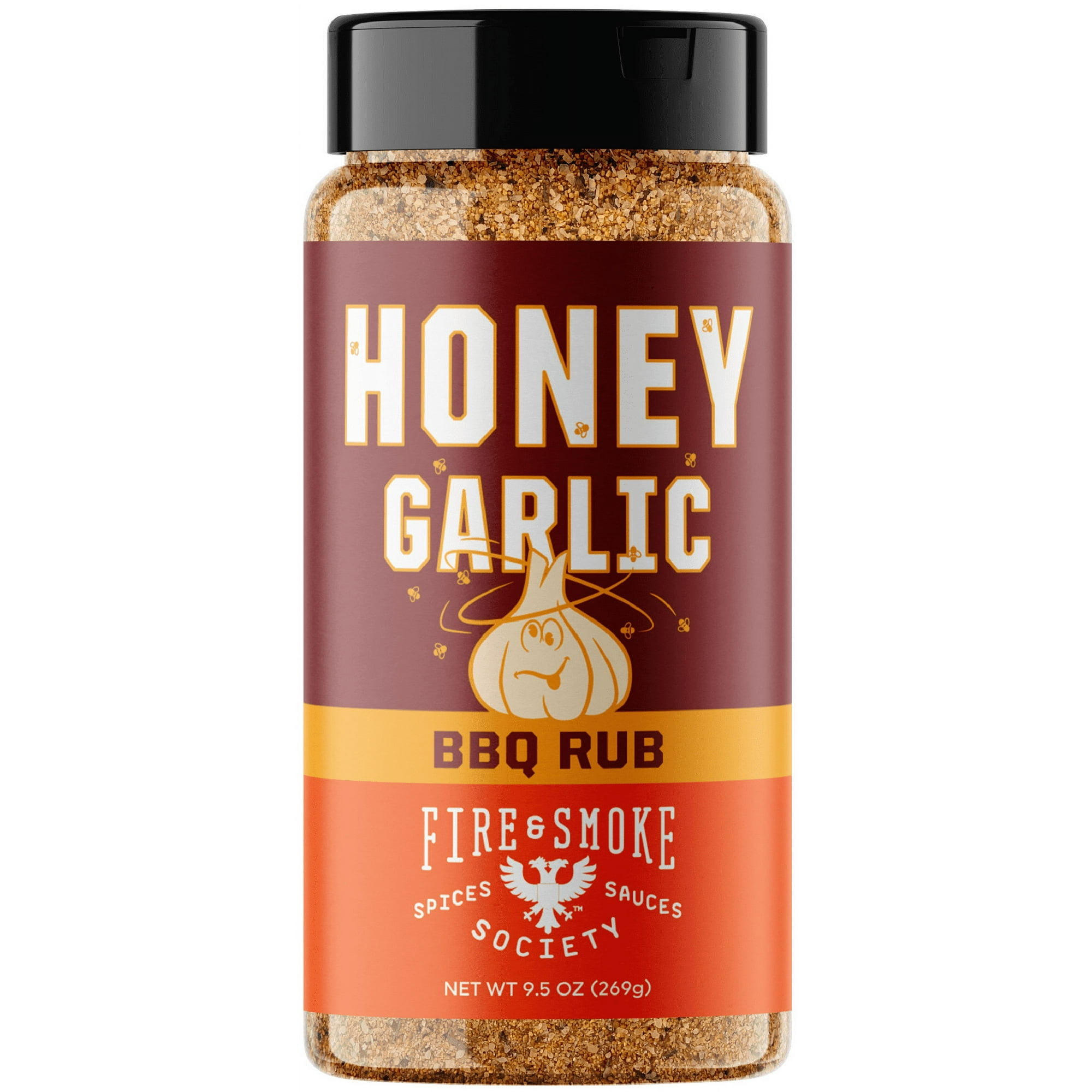 Fire & Smoke Society Honey Garlic BBQ Rub, BBQ Seasoning, 9.5 Ounce ...