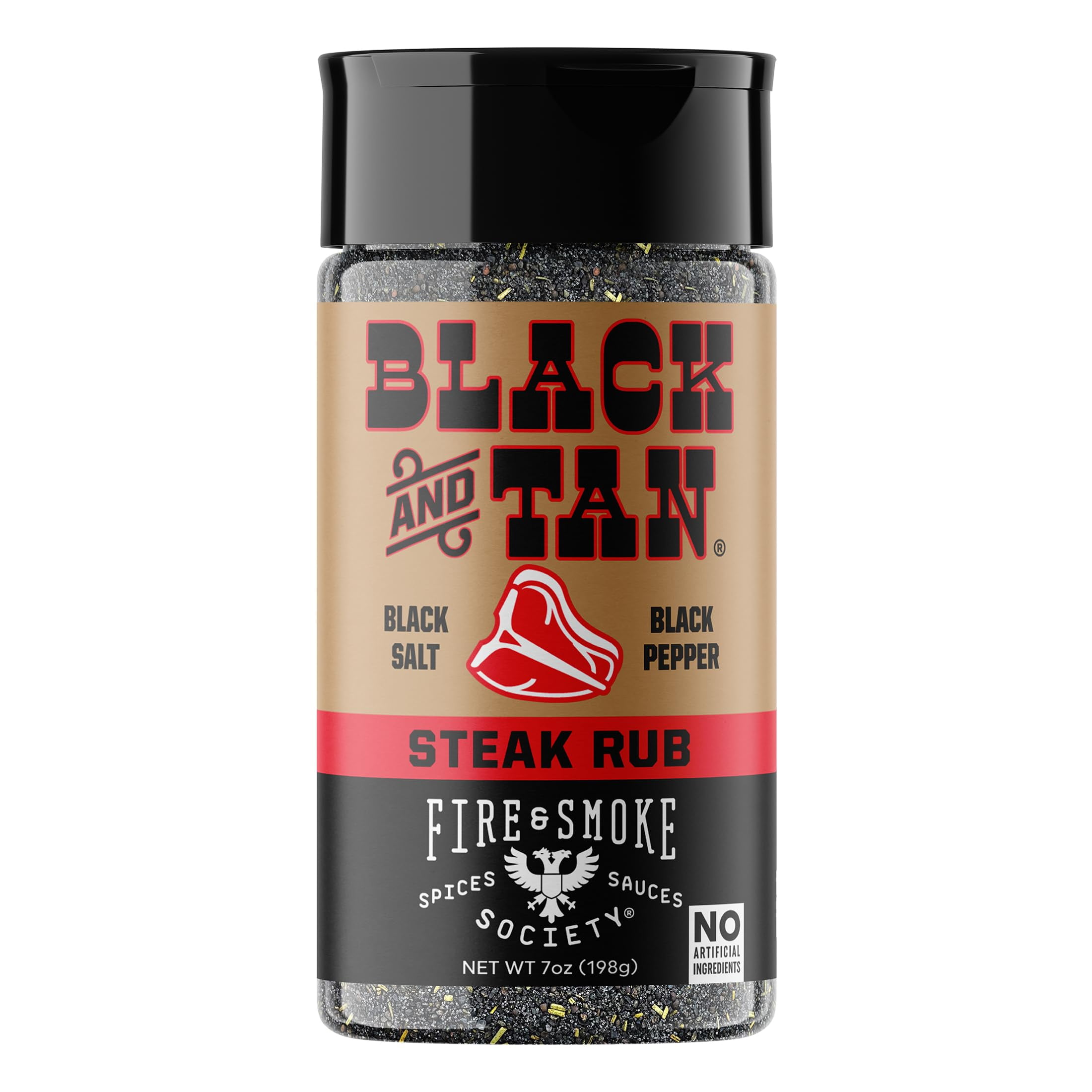 Fire & Smoke Society IRF13 Black & Tan Steak Seasoning | BBQ Rubs ...