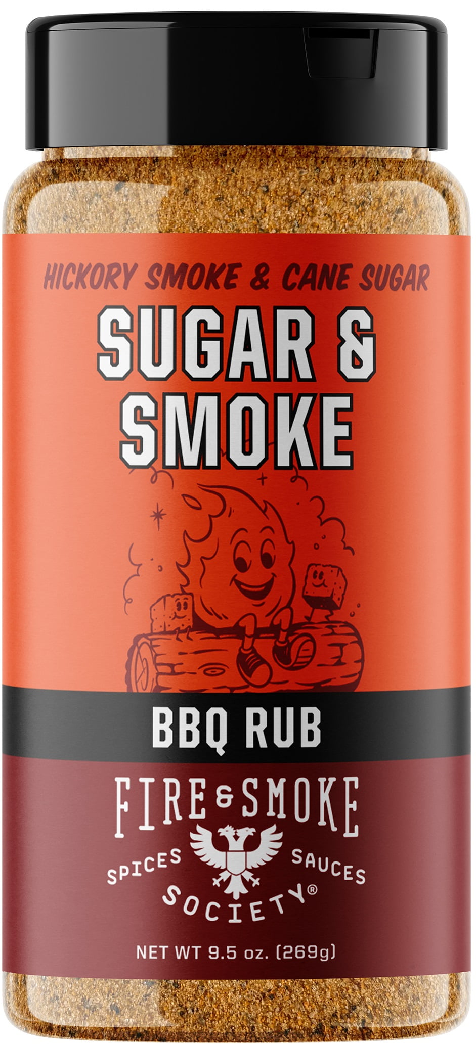 Fire & Smoke Society Sugar and Smoke BBQ Seasoning Blend for Grilling ...