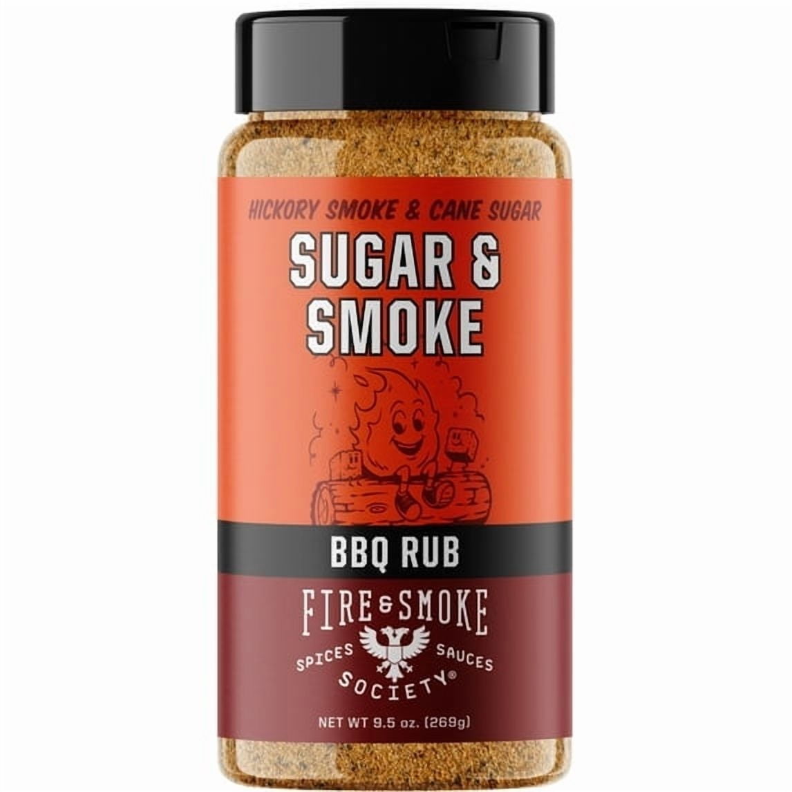 Fire & Smoke Society Sugar and Smoke BBQ Seasoning Blend for Grilling ...