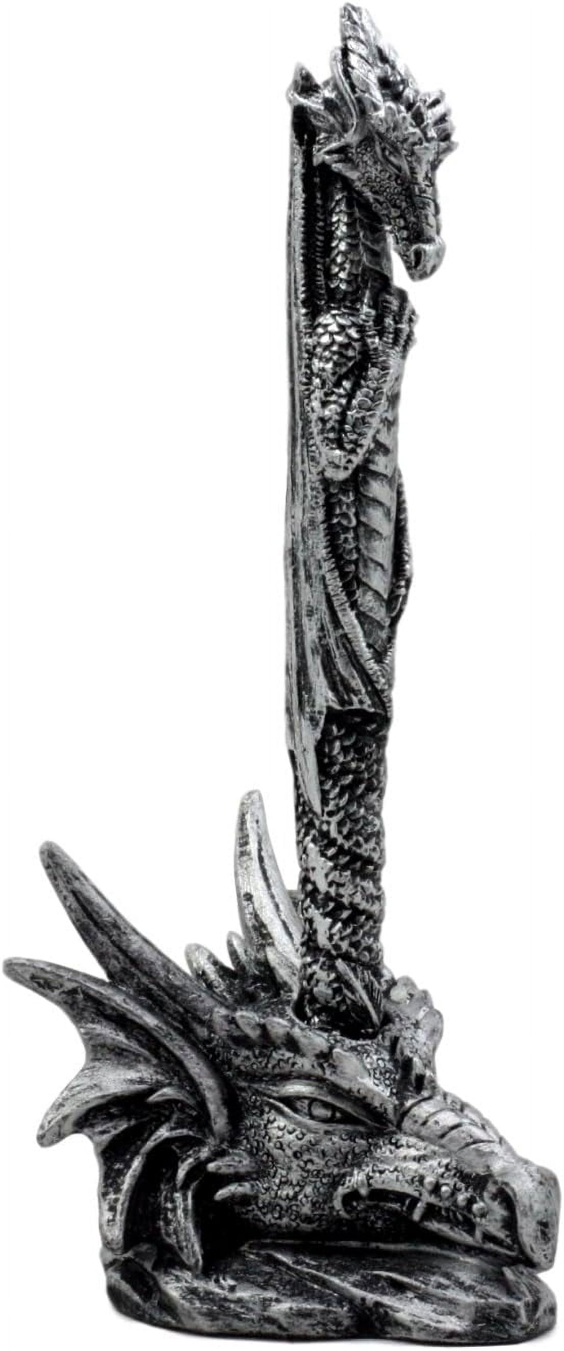 Of Fire Spirit Leviathan Pen With Dragon Head Base Holder Figurine 6.5 ...