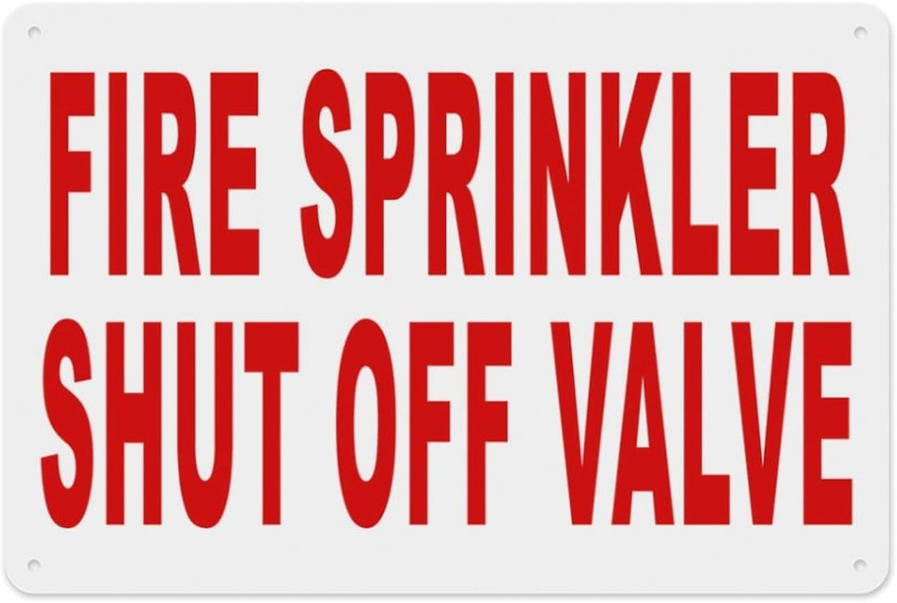 Fire Sprinkler Shut Off Valve Identification: Identification of Fire ...