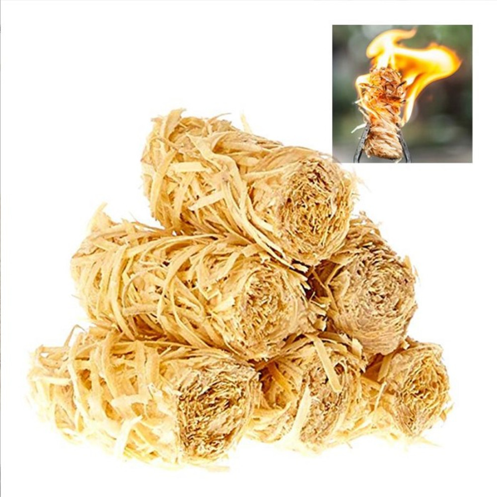 Fire Starter 50 pcs - Natural Fire Starters for Fireplace, Pellet Stove ...