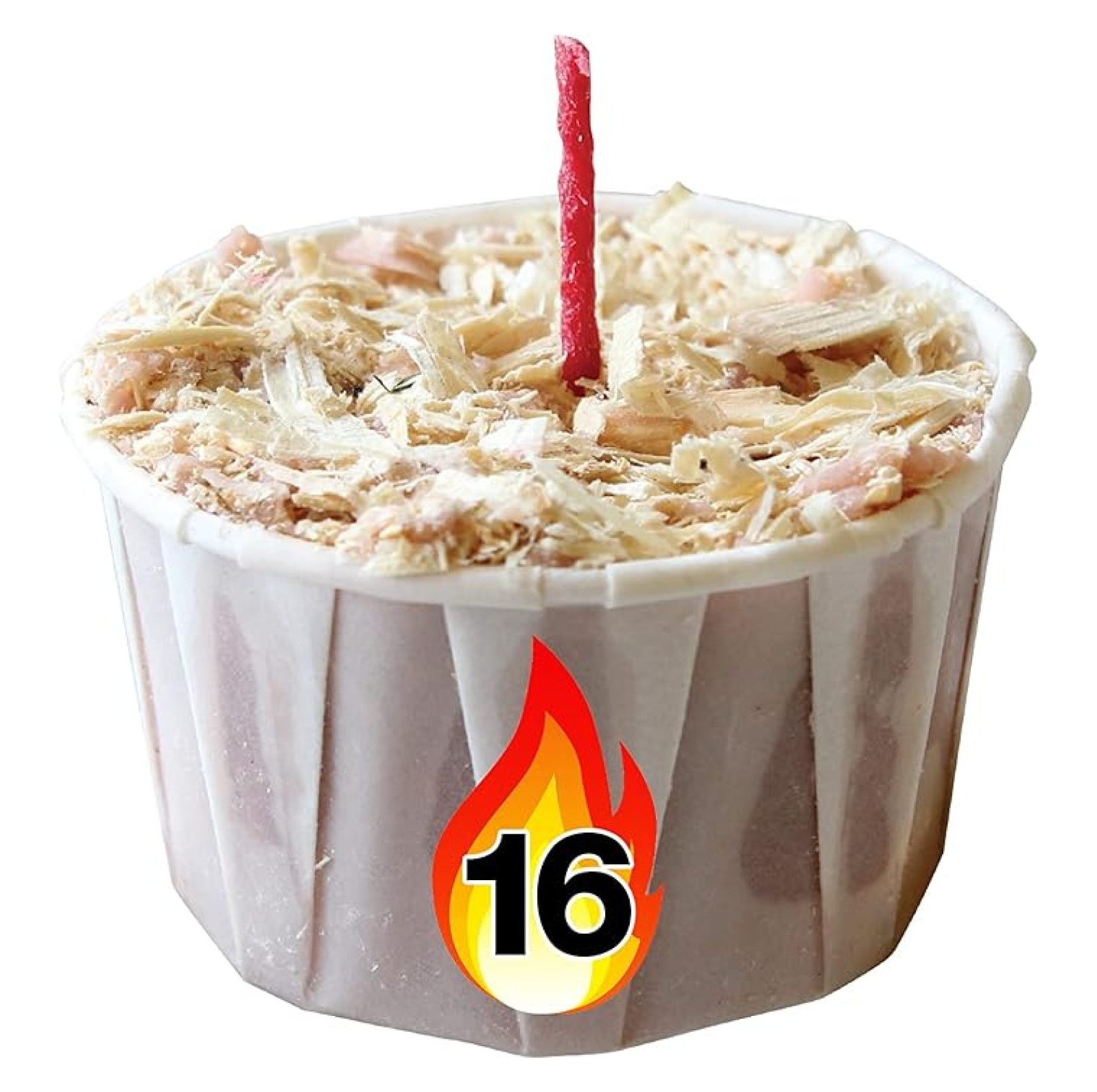 Fire Starters for Fireplace, Wood Stove & Camping - 16 Pack Natural ...