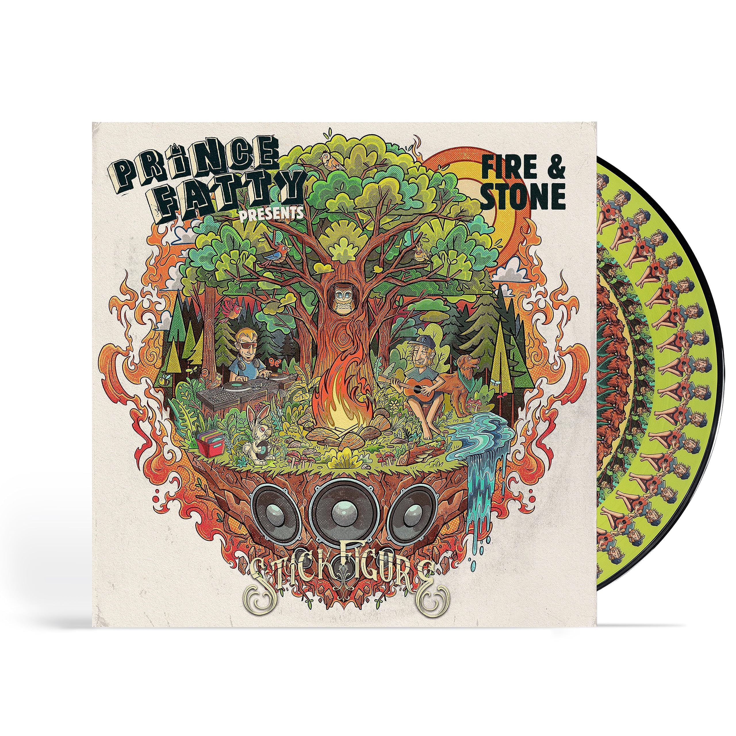 Stick Figure X Prince Fatty Fire & Stone (Vinyl Record) - Walmart.com