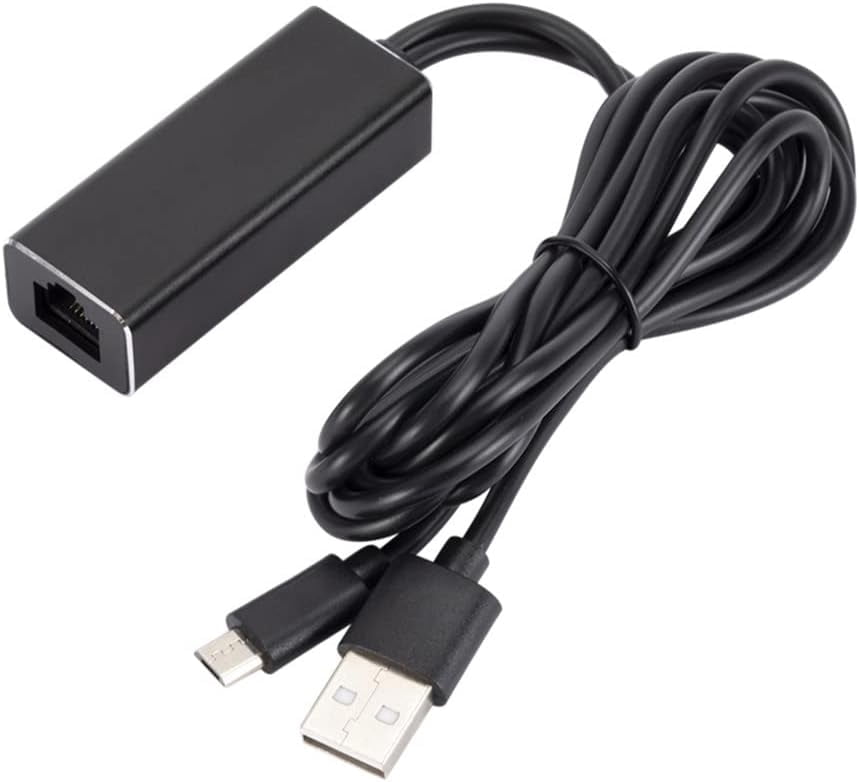 Fire TV Stick Ethernet Adapter Micro USB to RJ45 Network LAN Port ...