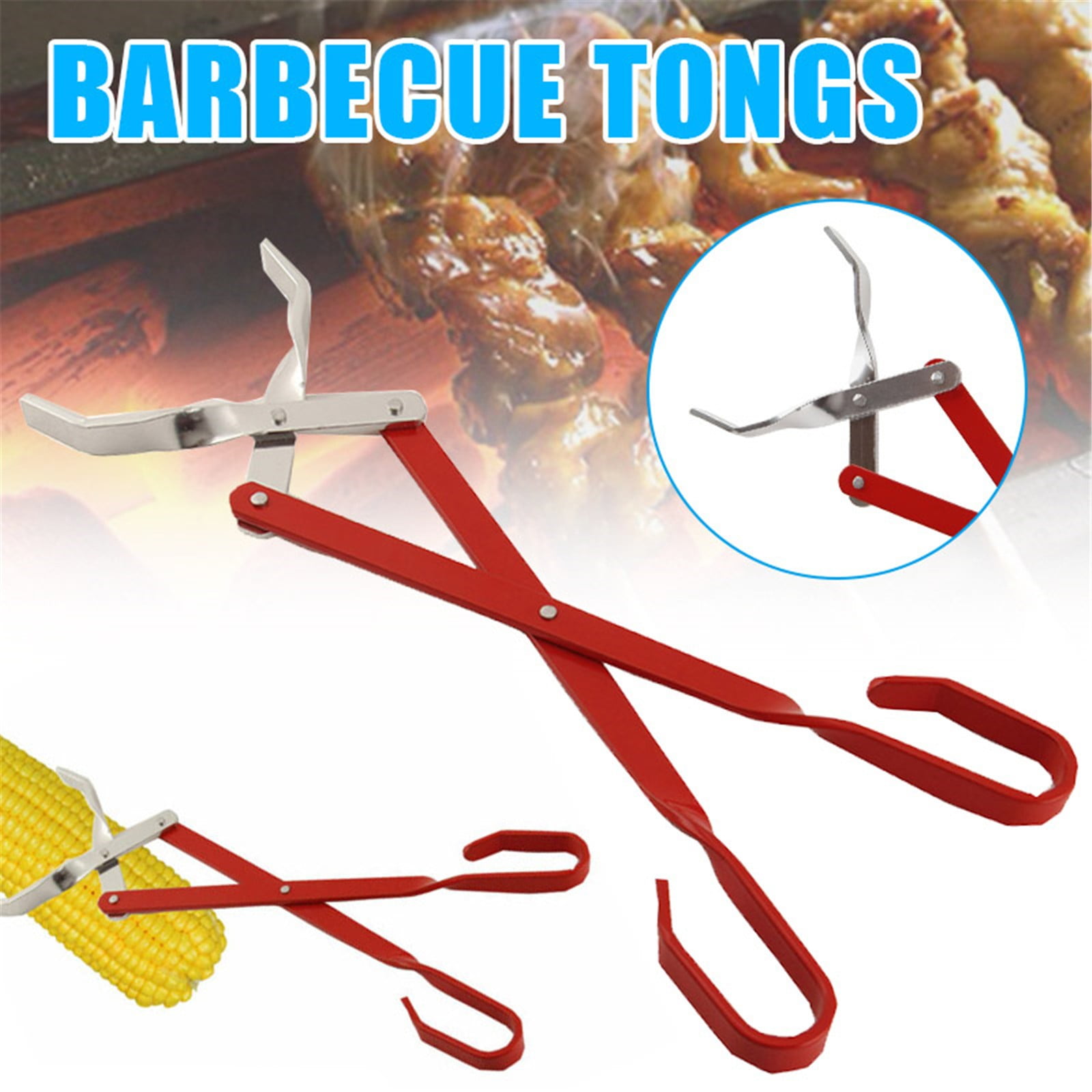 Fire Tongs Charcoal Tongs BBQ Charcoal Tongs 16.53 Inch, Charcoal Tongs ...