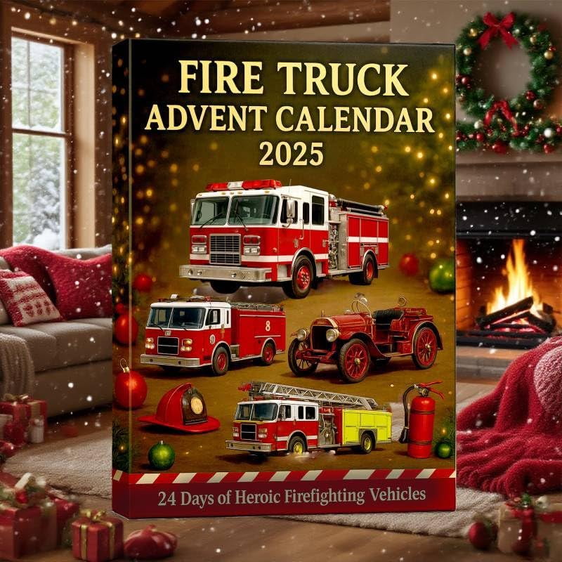 Fire Truck Advent Calendar 2025, 24 Days Of Heroic Firefighting ...