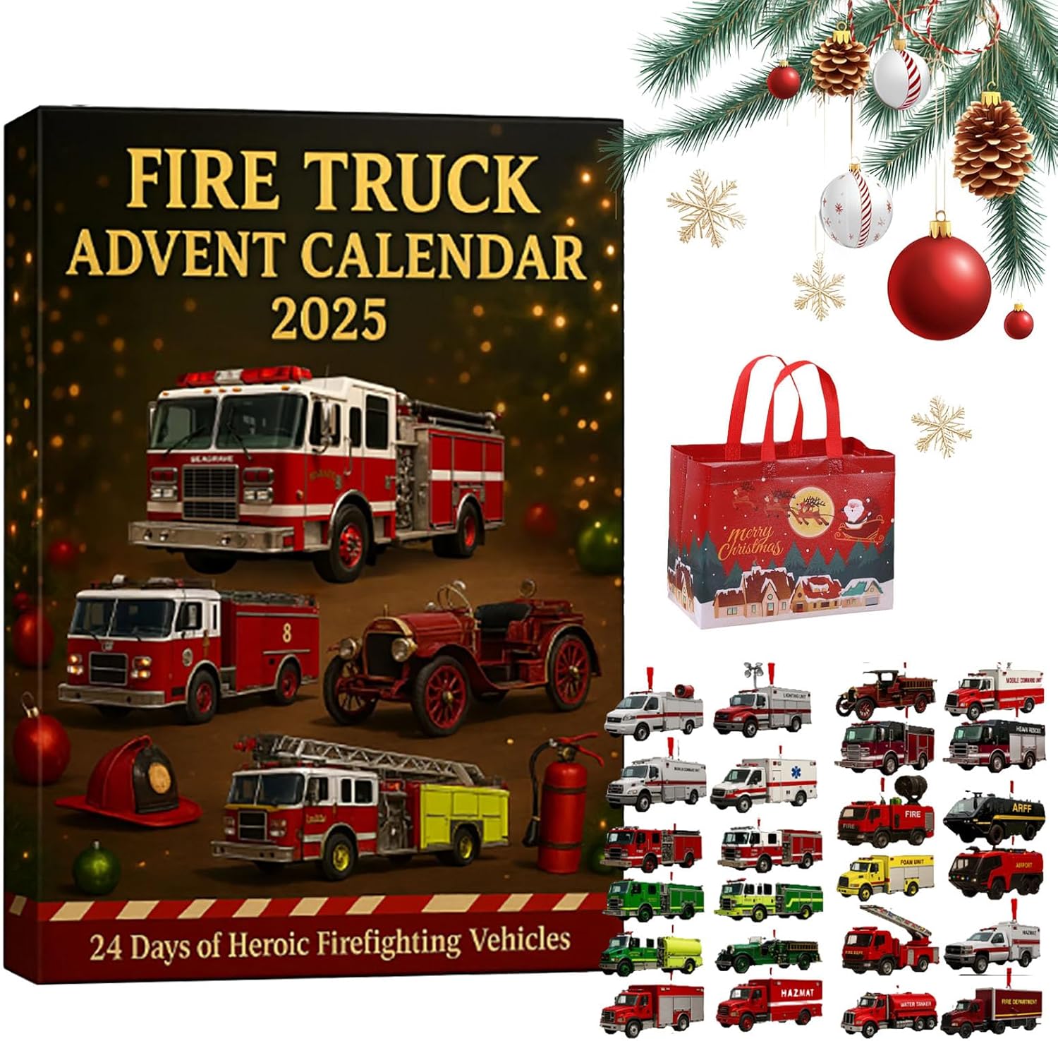Fire Truck Advent Calendar 2025, 24 Days of Heroic Firefighting ...