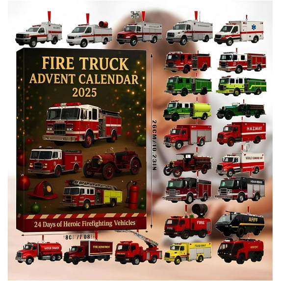 Fire Truck Advent Calendar 2025, 24 Days Of Heroic Firefighting ...