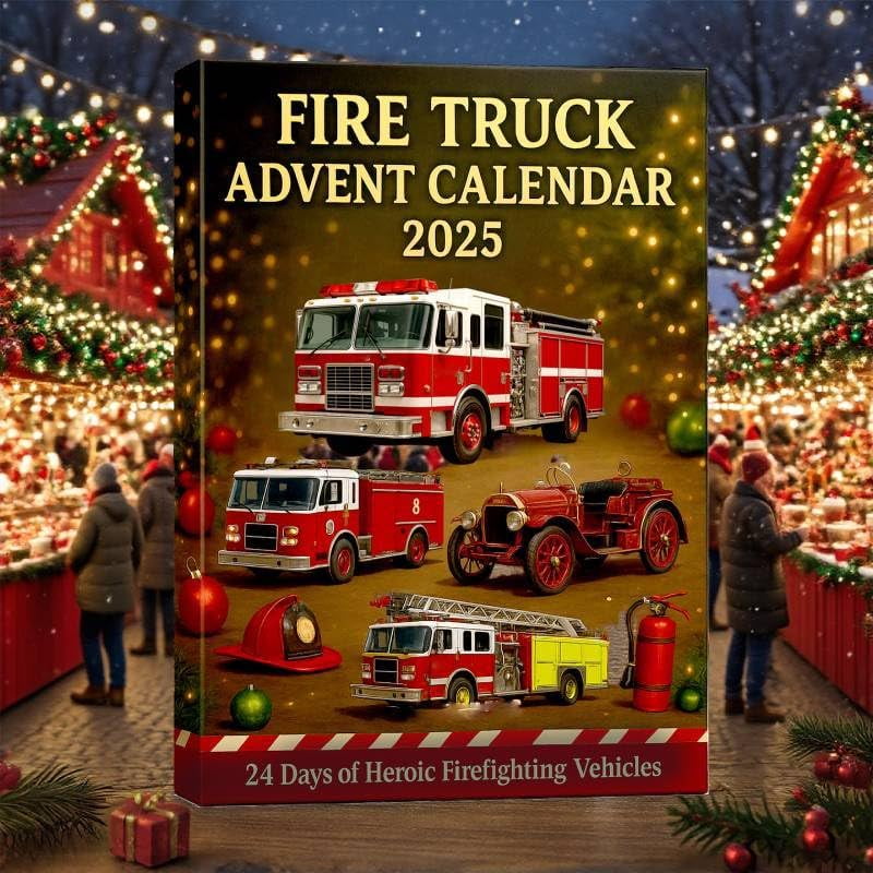 Fire Truck Advent Calendar 2025 - 24 Days of Heroic Firefighting ...