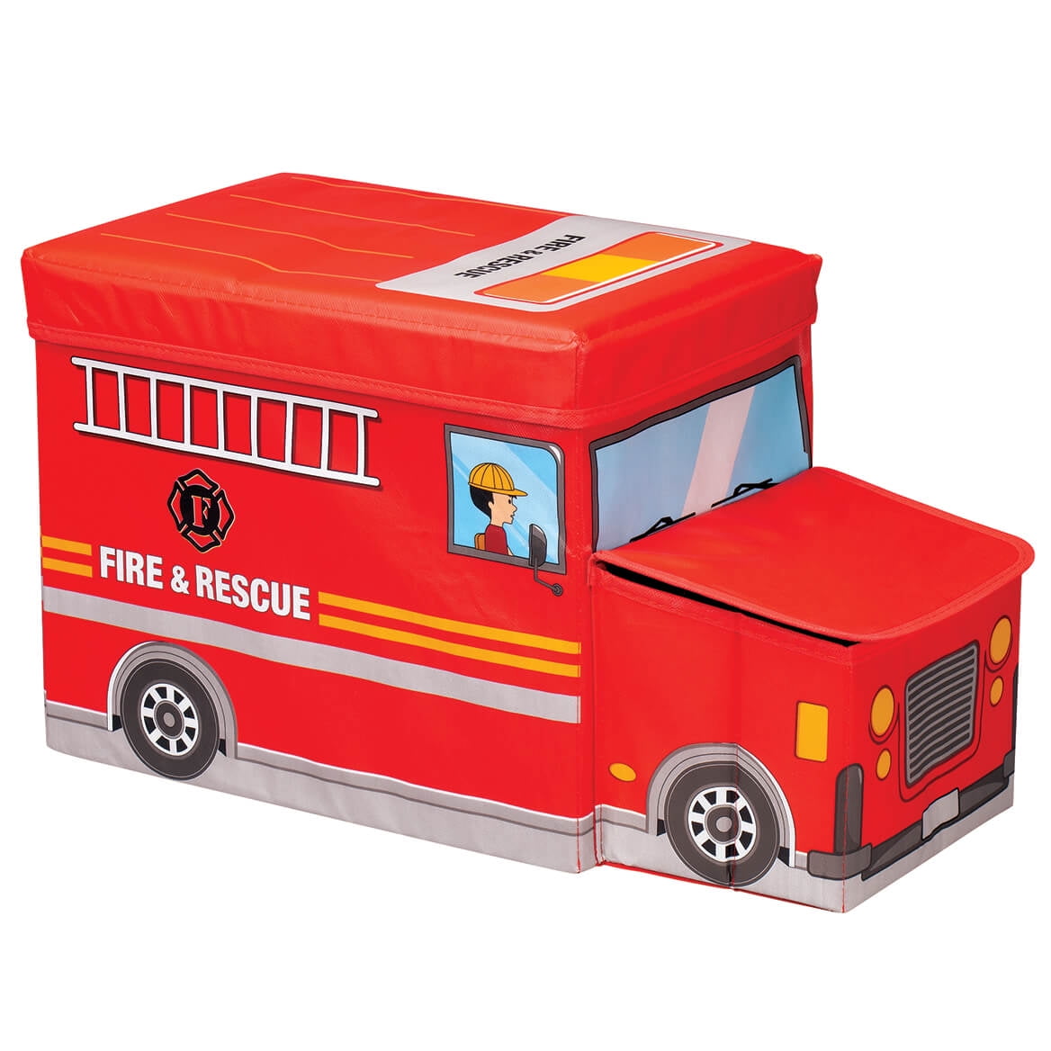 Fire Truck Toy Container Organizer and Storage Box - Walmart.com
