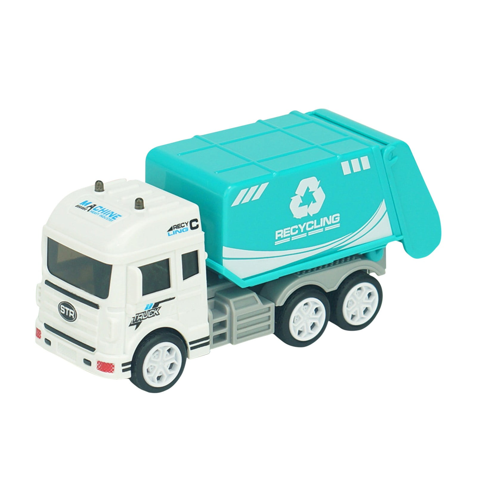 Fire Truck Toy Metal Cab, Fire Engine Truck with Lights and Siren ...
