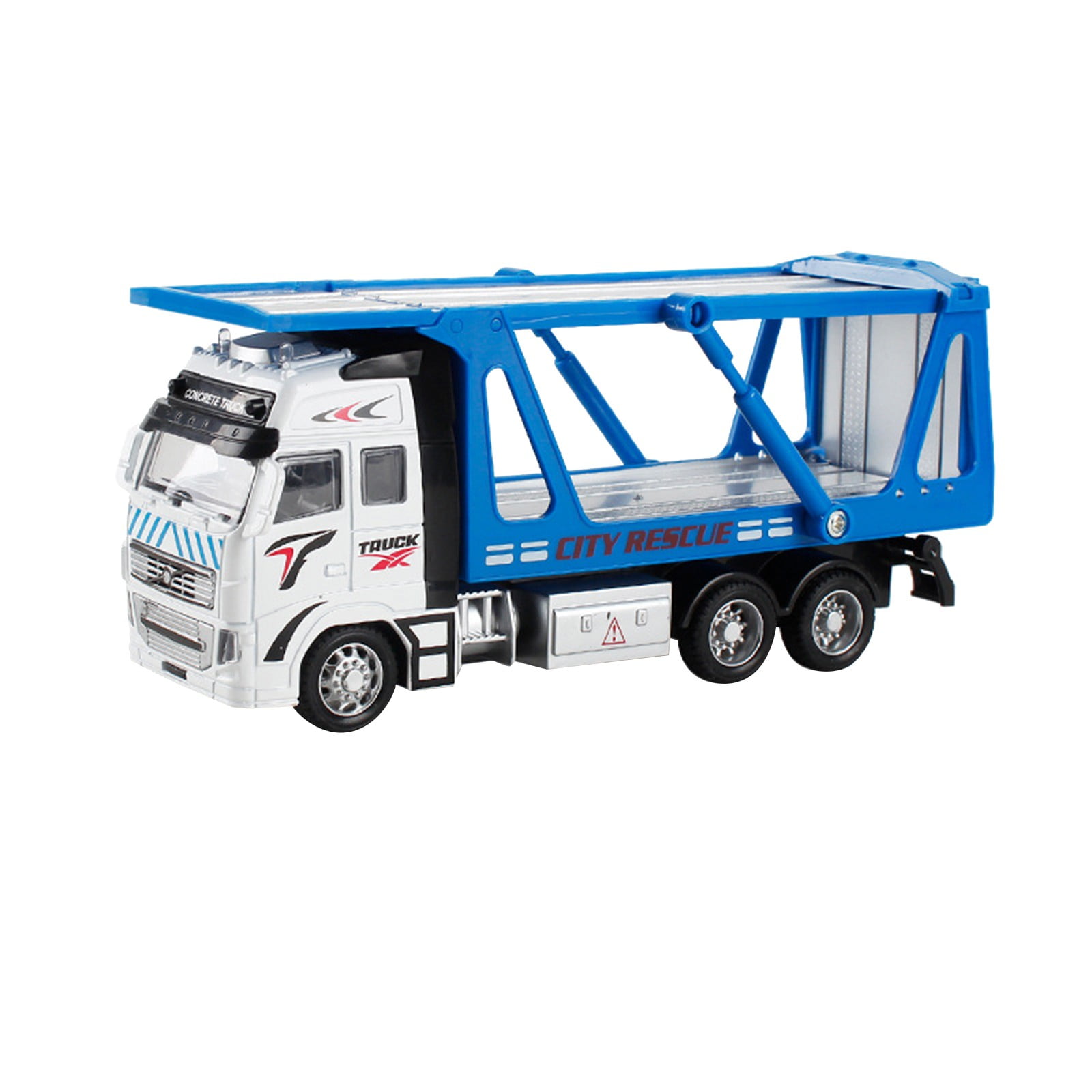 Fire Truck Toy Metal Cab, Fire Engine Truck with Lights and Siren ...