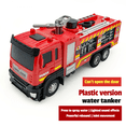 Fire Truck Toy for Kids, Fire Rescue Truck Vehicle Toy with Lights and ...
