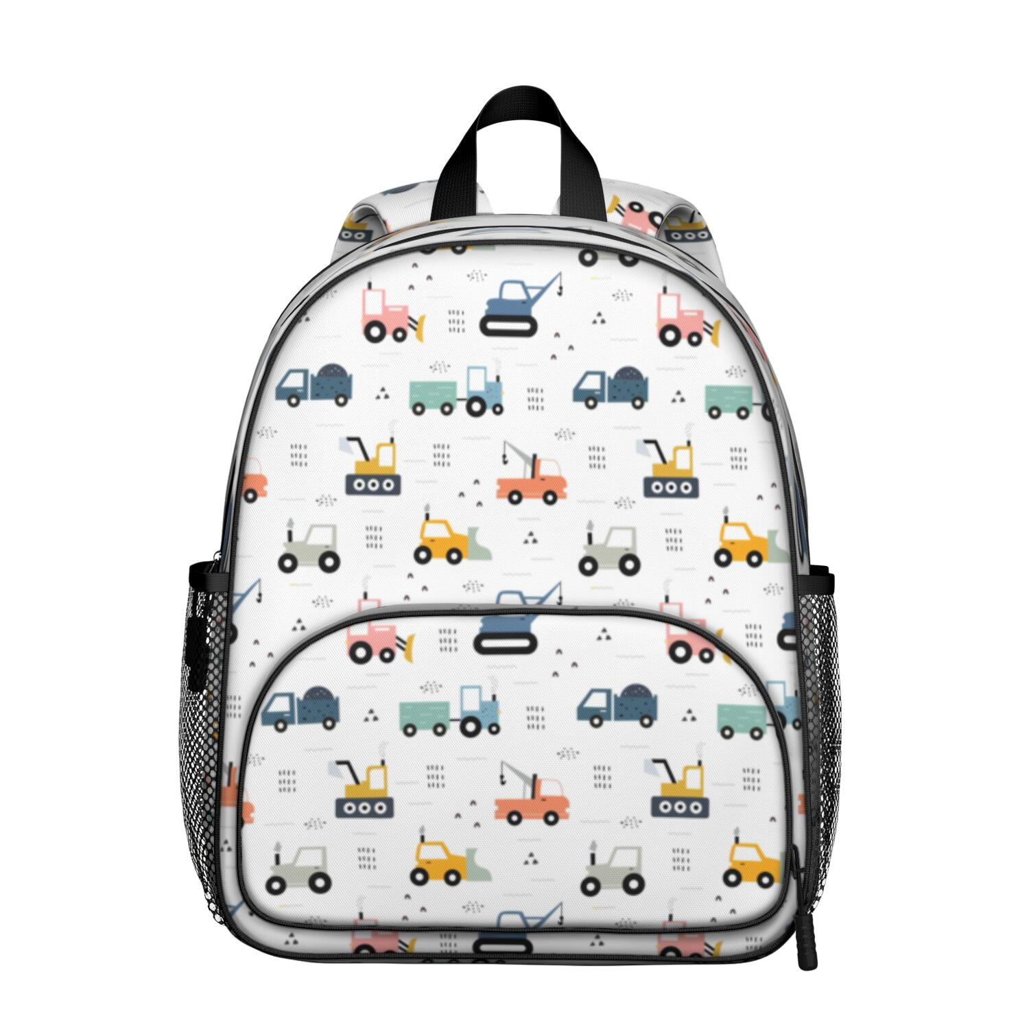 Fire Truck and Excavator Students Backpack - Lightweight Construction ...