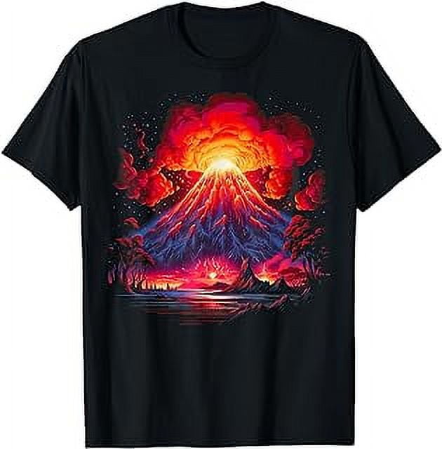 Fire Volcanoes , Volcano Lover Geology Erupting Volcano T-Shirt - Walmart.com