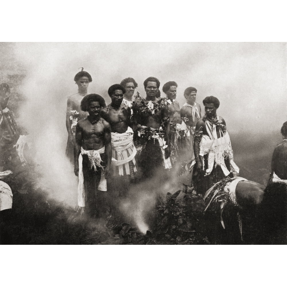 Fire-Walking Ceremony On Beqa Island Fiji. According To Legend Over 500 ...