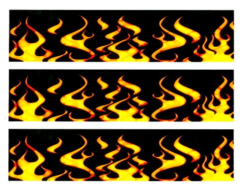 Fire and Flames Edible Cake Border Decoration Strips 3 Pk - Walmart.com