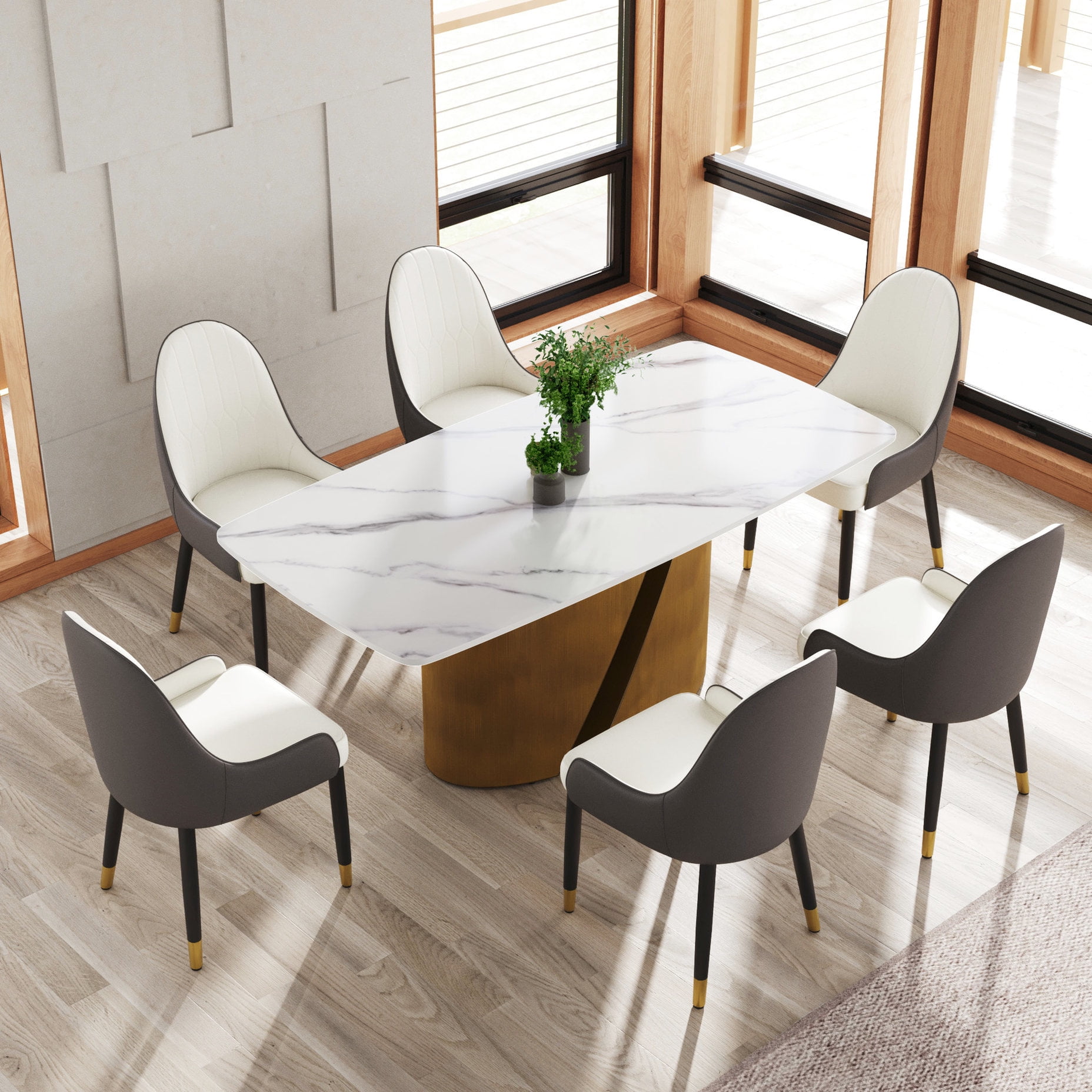 Fire and High-temperature Resistant Table+Accommodate 8 People"-"Big ...